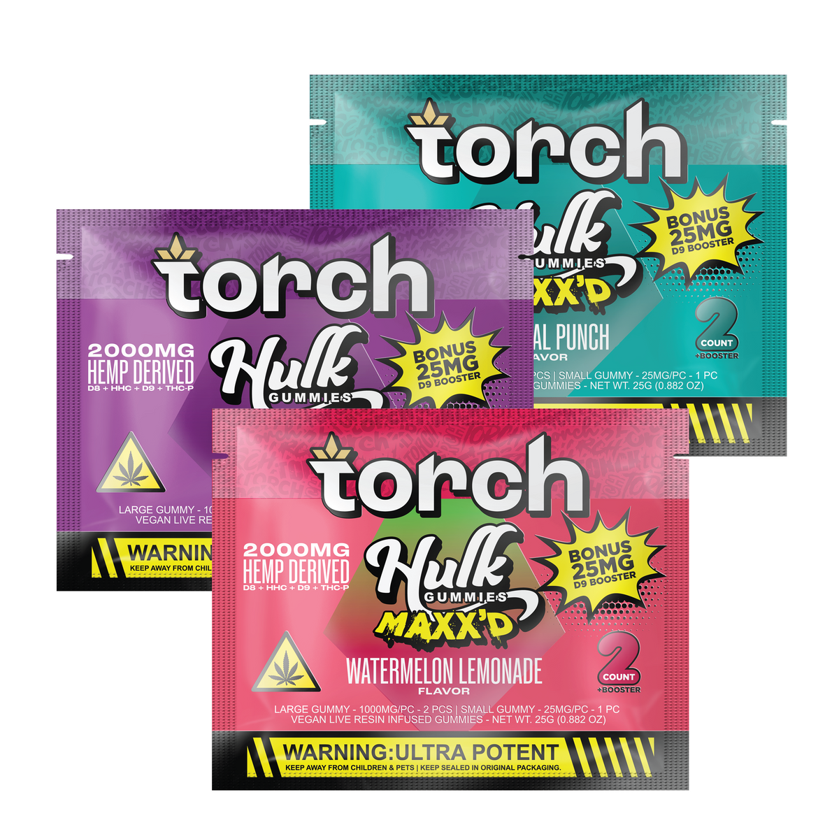 Hulk Maxx'd Gummies | 2000mg – Torch Hemp