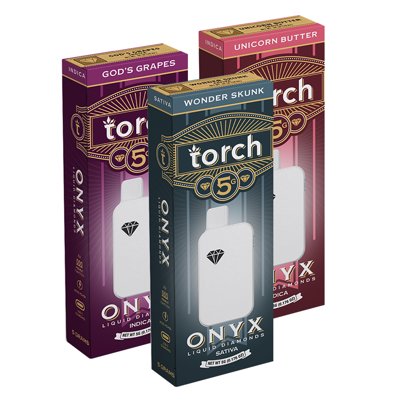Torch Onyx Liquid Diamonds Blend | 5g Disposable – Torch Hemp