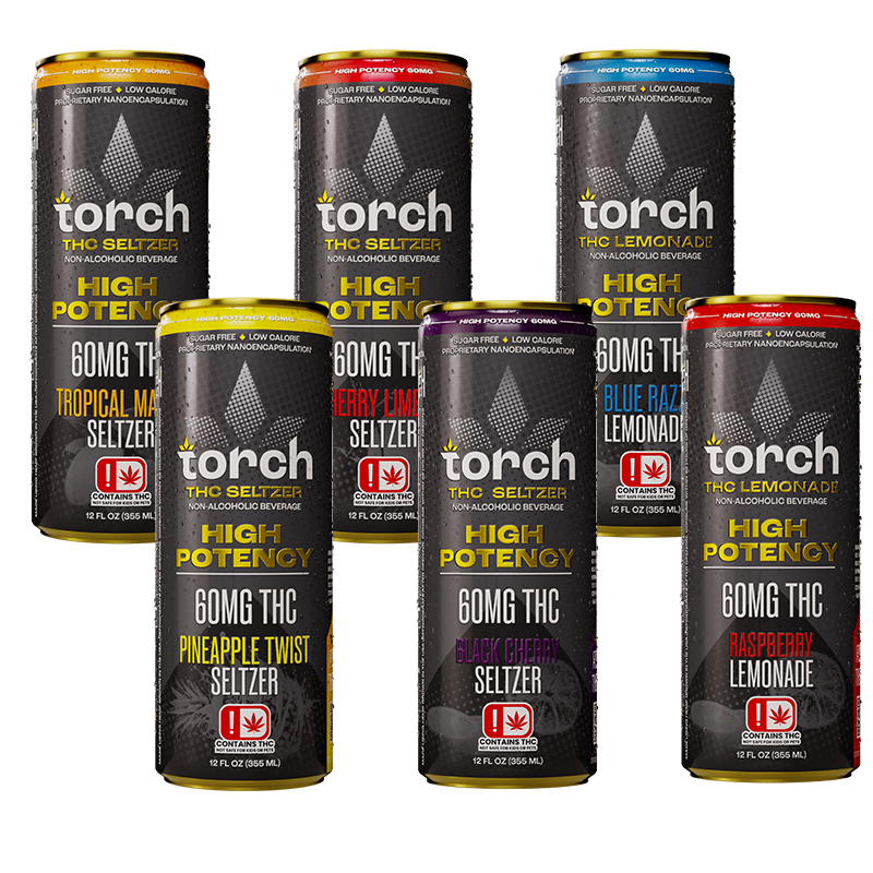 Torch D9 60MG 6 Pack Ultimate Variety Sampler – Torch Hemp