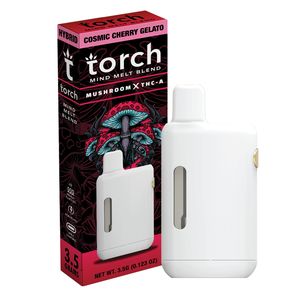 Torch Mind Melt Blend Cosmic Cherry Gelato | Hybrid | 3.5g Disposable ...