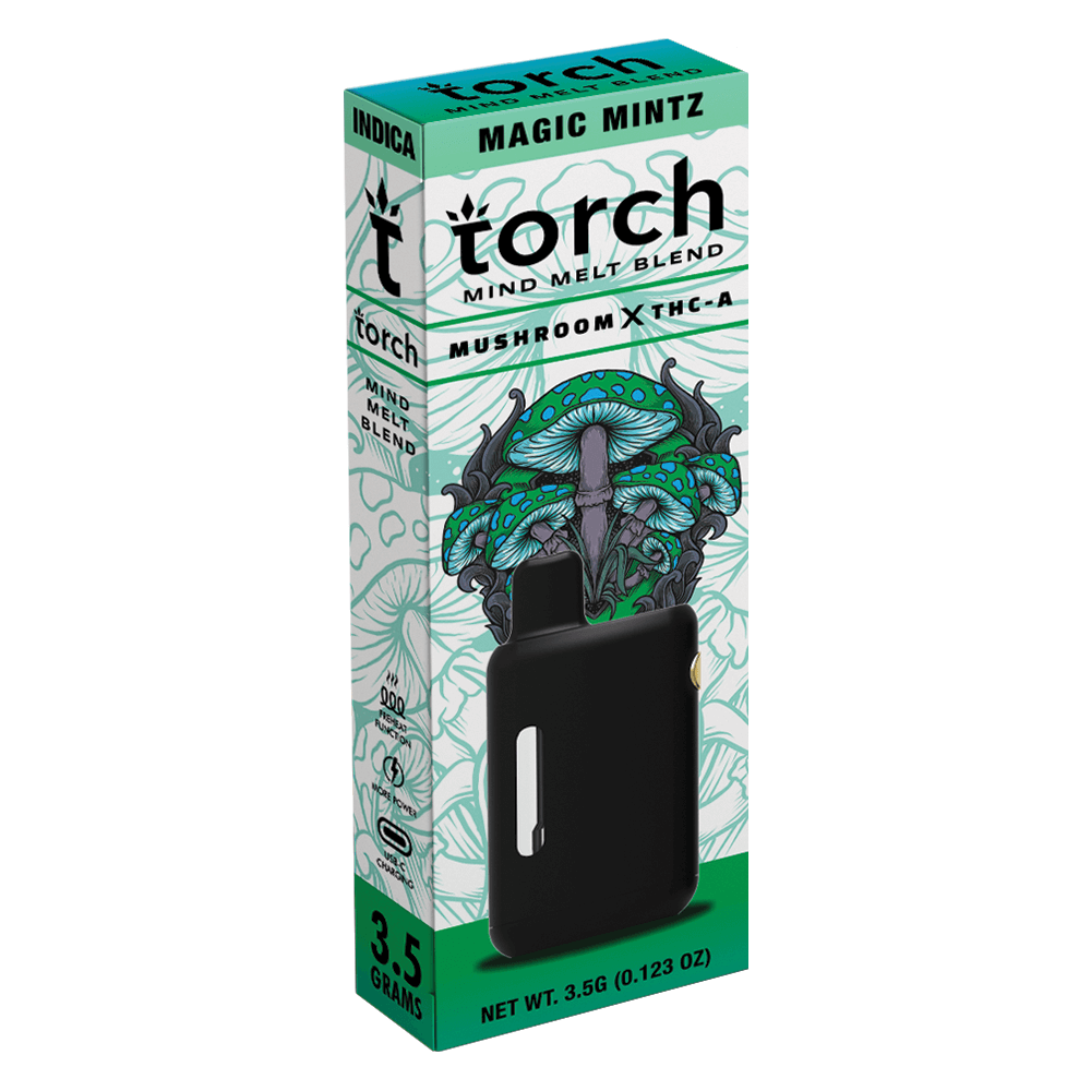Torch Mind Melt Blend Magic Mintz | Indica | 3.5g Disposable – Torch Hemp
