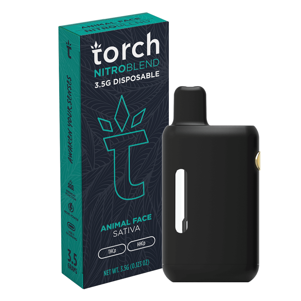 Torch Animal Face | Sativa | 3.5G Disposable – Torch Hemp
