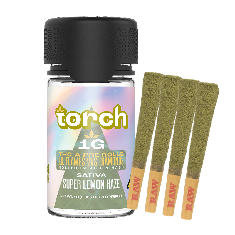 Torch Super Lemon Haze 1g Pre-Rolls | Sativa | 4g Total – Torch Hemp