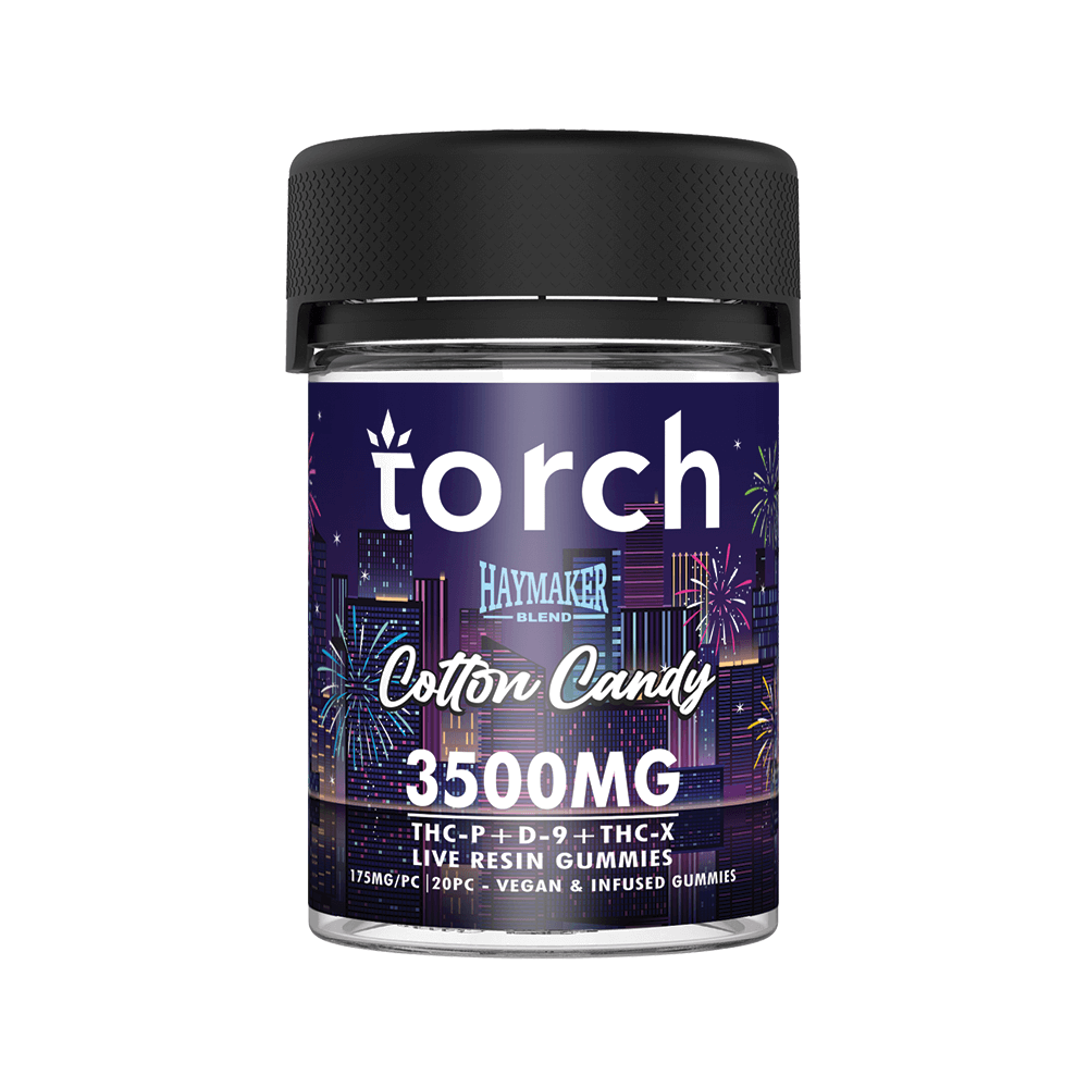 Torch Haymaker Cotton Candy Gummies | 20ct | 3500mg – Torch Hemp