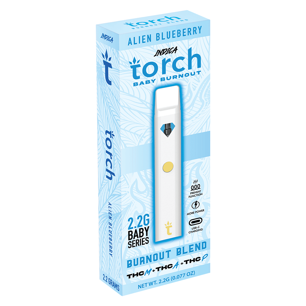 Torch Baby Burnout - Alien Blueberry - 2g Disposable – Torch Hemp